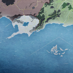 塞姆利亚大陆地图